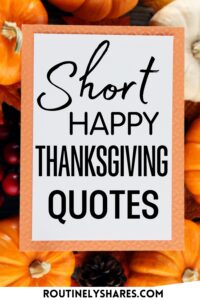 Short Thanksgiving Quotes and Sayings for the Day of Gratitude ...
