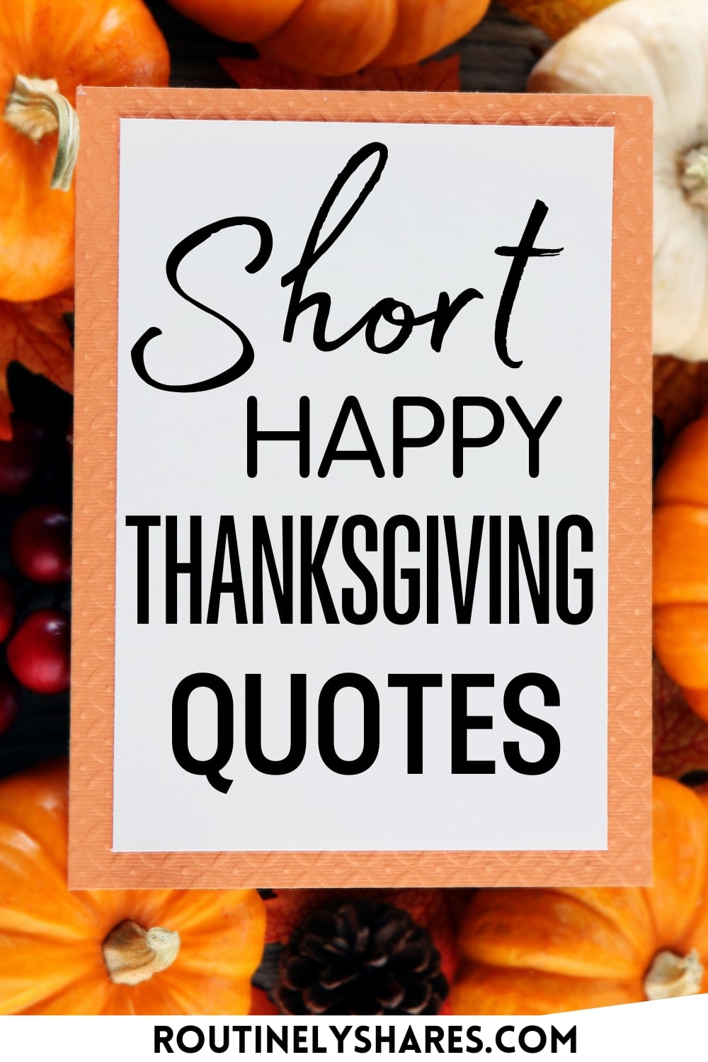 Short Thanksgiving Quotes and Sayings for the Day of Gratitude ...