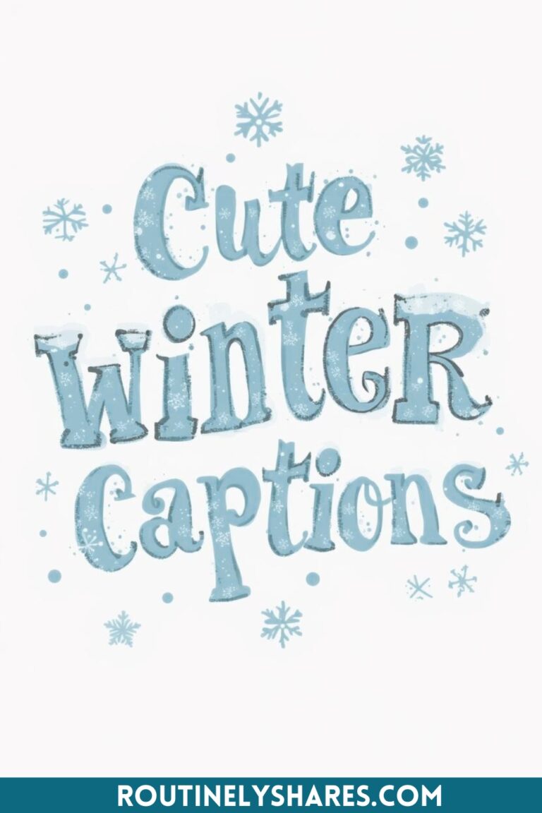 100 Best Winter Captions for that Cold Weather Aesthetic - Routinely Shares