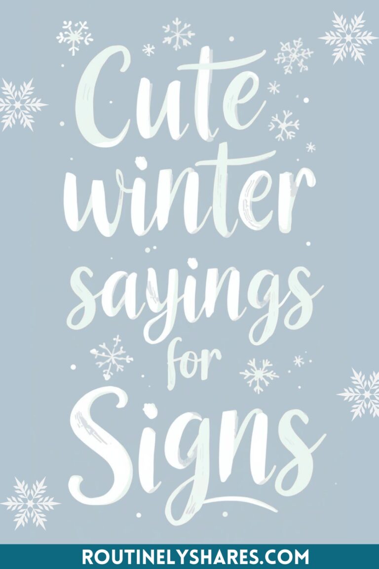 300 Cute and Short Winter Sayings for those Cozy Vibes - Routinely Shares