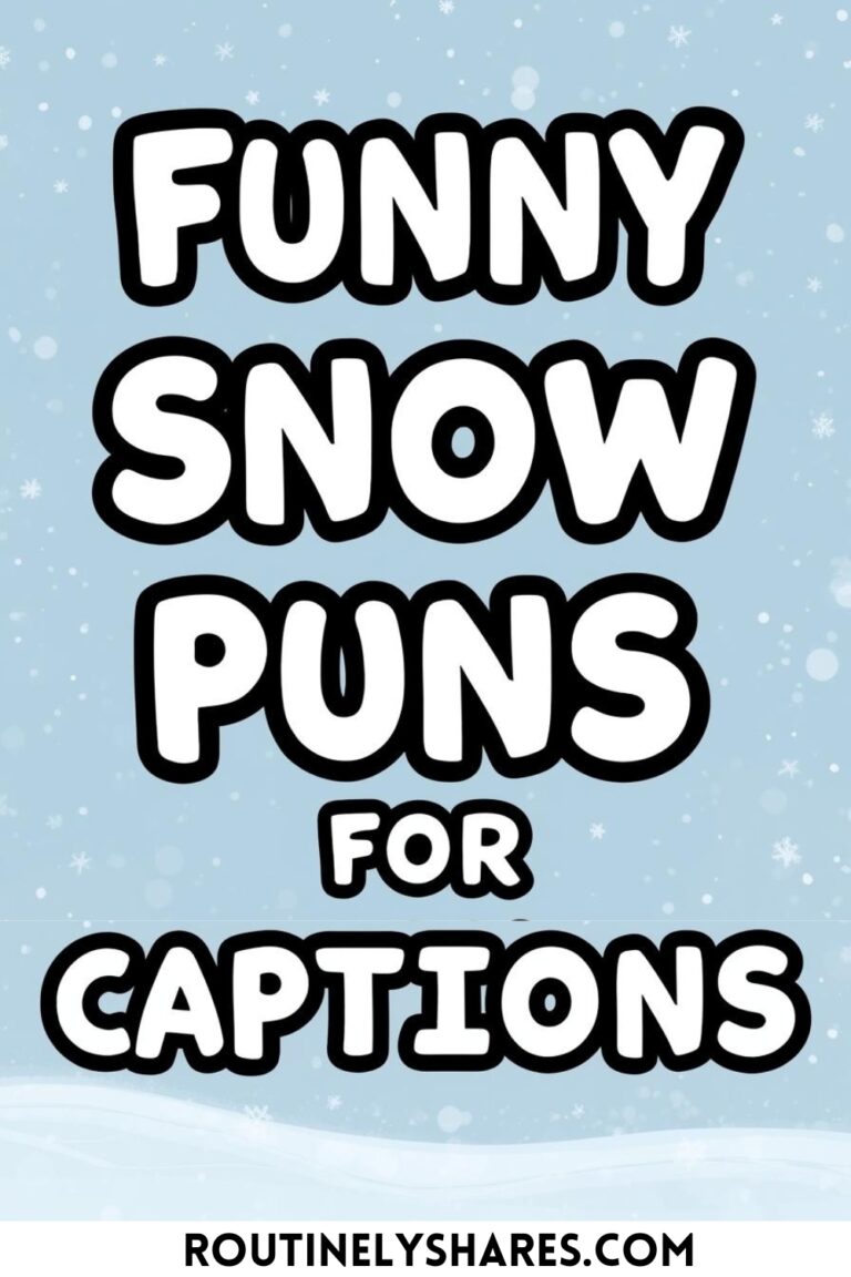 270 Funny Snow Puns, Jokes and One Liners for Winter Humor - Routinely ...