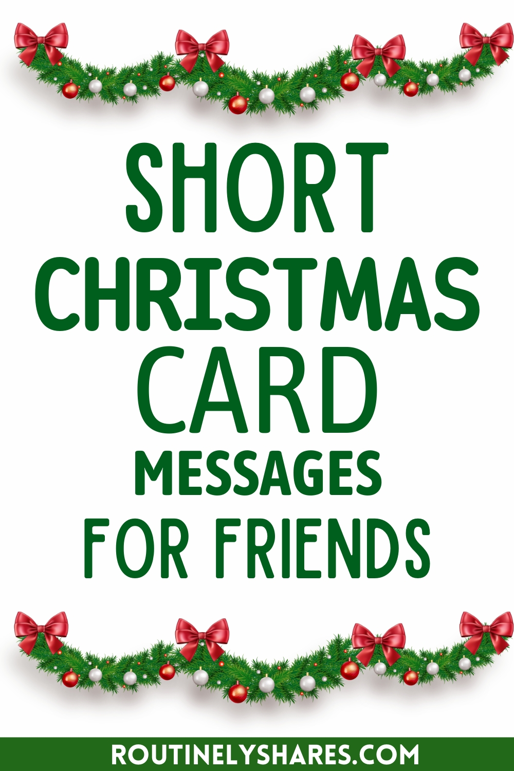 180 Short Merry Christmas Messages for Friends - Routinely Shares