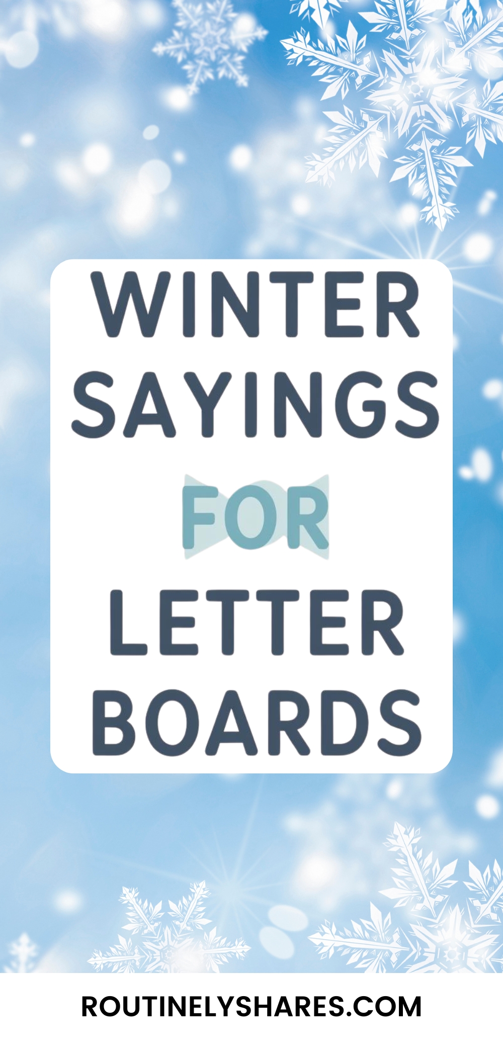 200 Winter Letter Board Quotes and Sayings for the Cold Weather Season ...