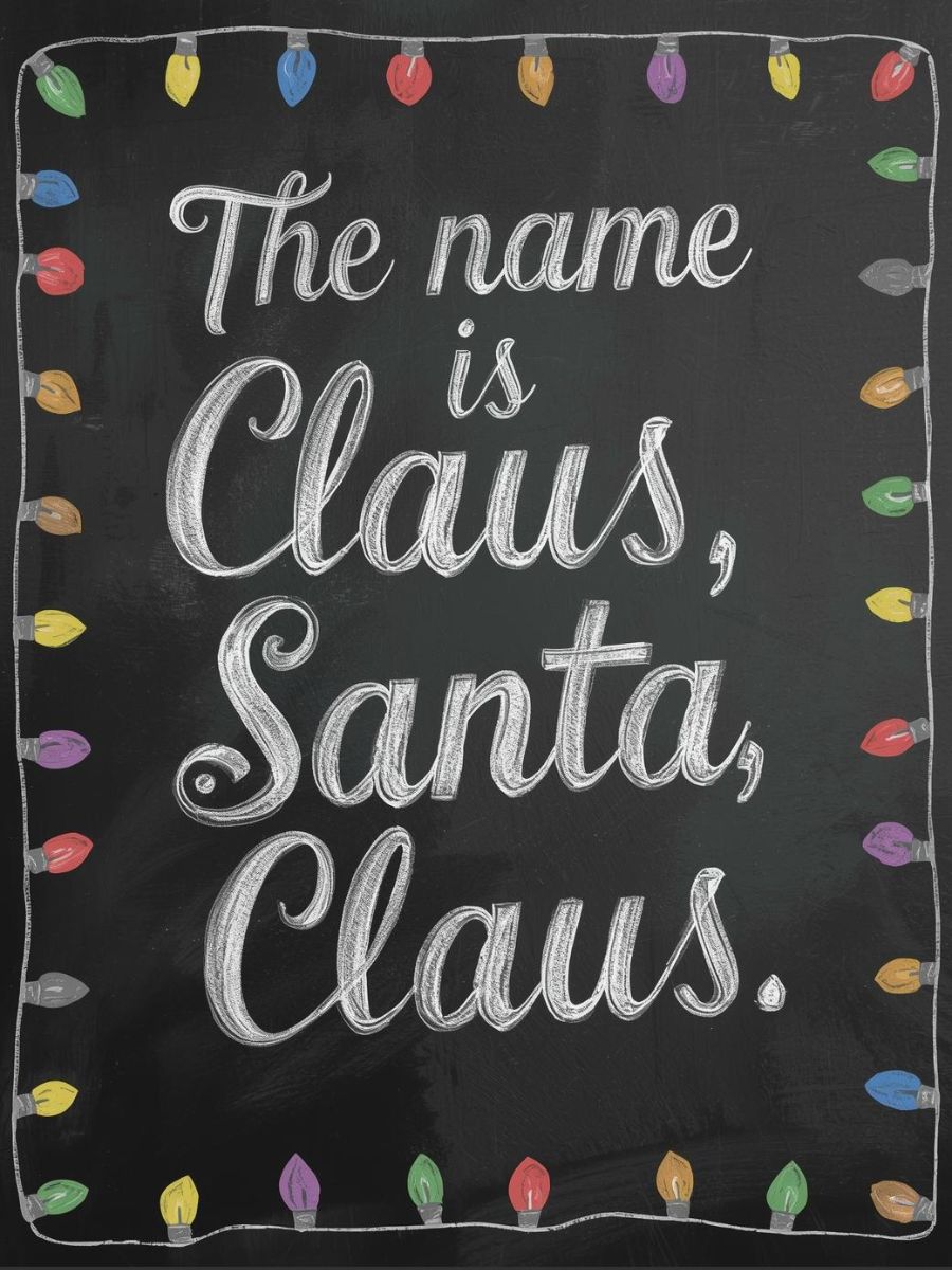 Cute, Funny and Easy Santa Chalk Board Art Ideas for Christmas ...