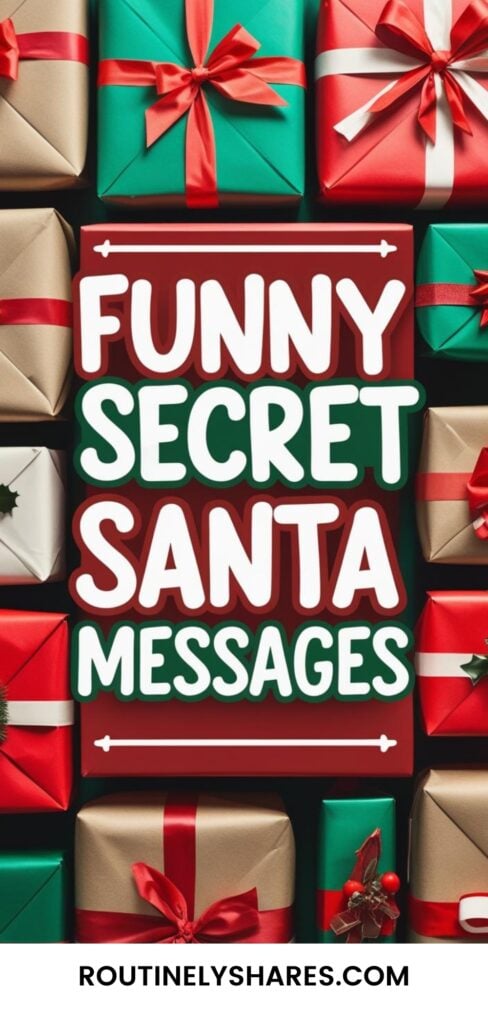 The 170 Best Secret Santa Messages and Captions - Routinely Shares