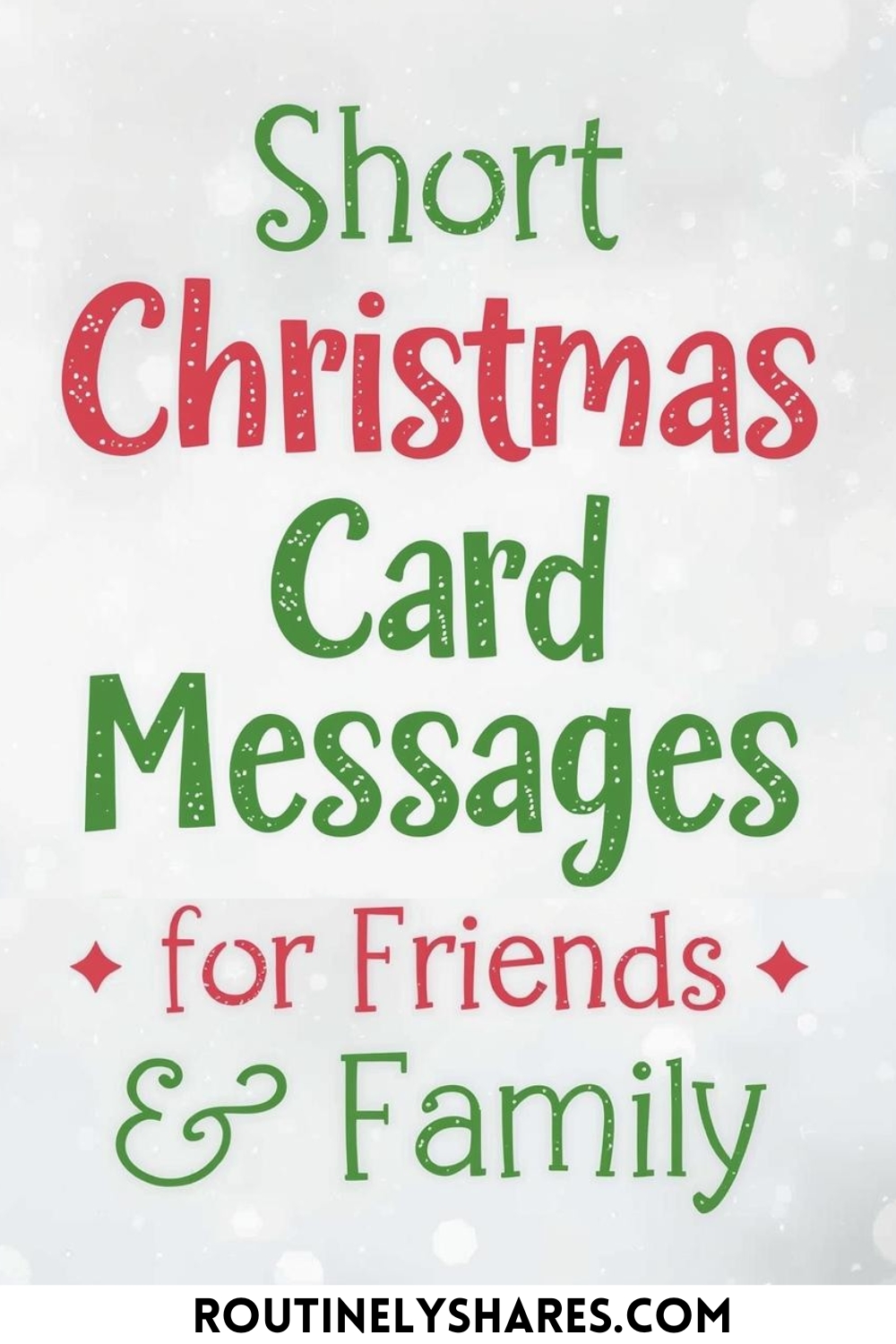185 Short Merry Christmas Messages for Friends and Family - Routinely ...