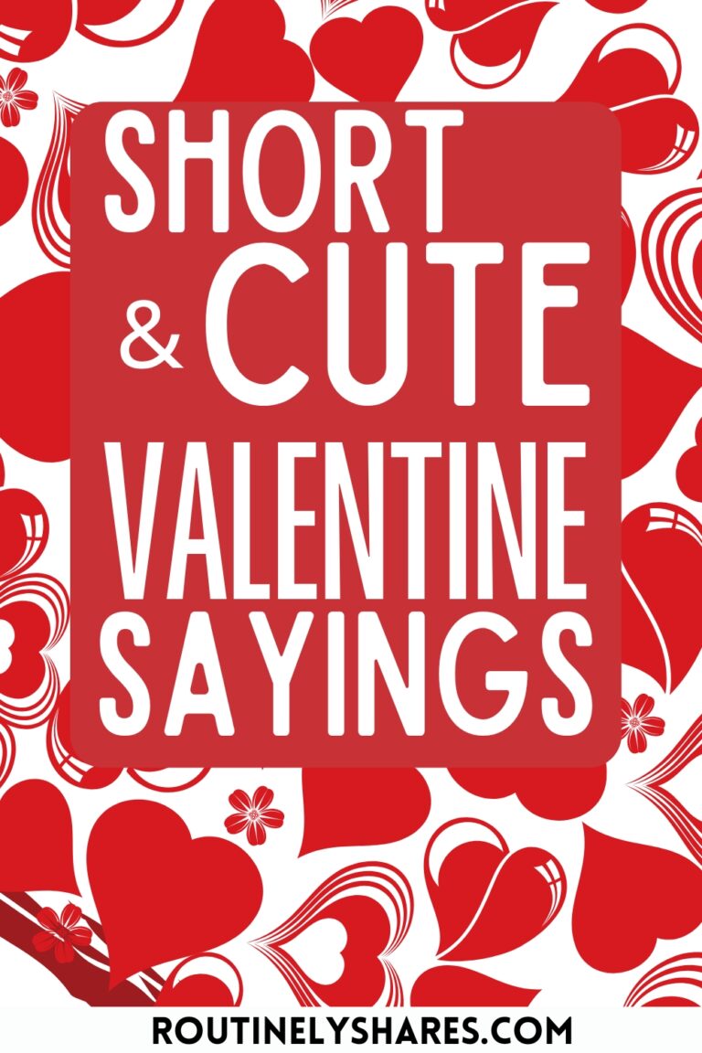 Short Happy Valentine’s Day Sayings to Share the Love - Routinely Shares