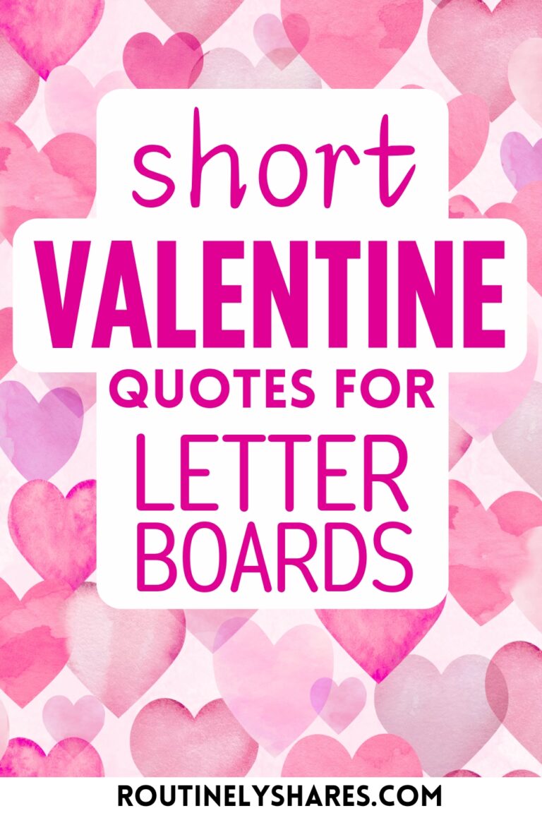 Short Happy Valentine’s Day Letter Board Quotes and Sayings - Routinely ...