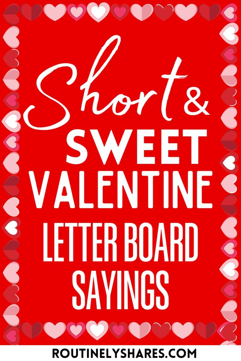 Short Happy Valentine’s Day Letter Board Quotes and Sayings - Routinely ...