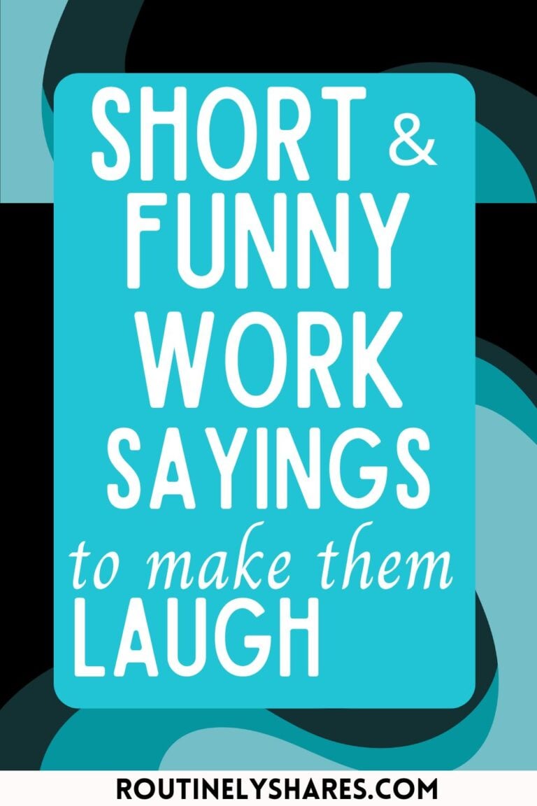 Short Funny Work Sayings to Add Humor to the Workplace and Make Them ...