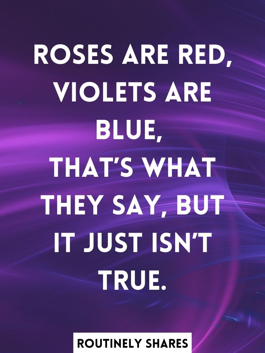 Funny Roses are Red Violets are Blue Poems for a Laugh - Routinely Shares