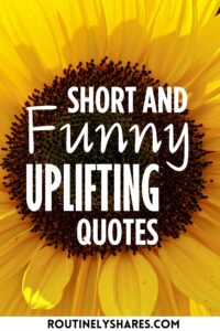 Funny Uplifting Quotes to Add Humor to Inspiration - Routinely Shares
