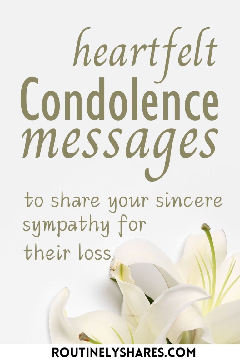 Heartfelt Condolence Messages to Share Your Sincere Sympathy ...