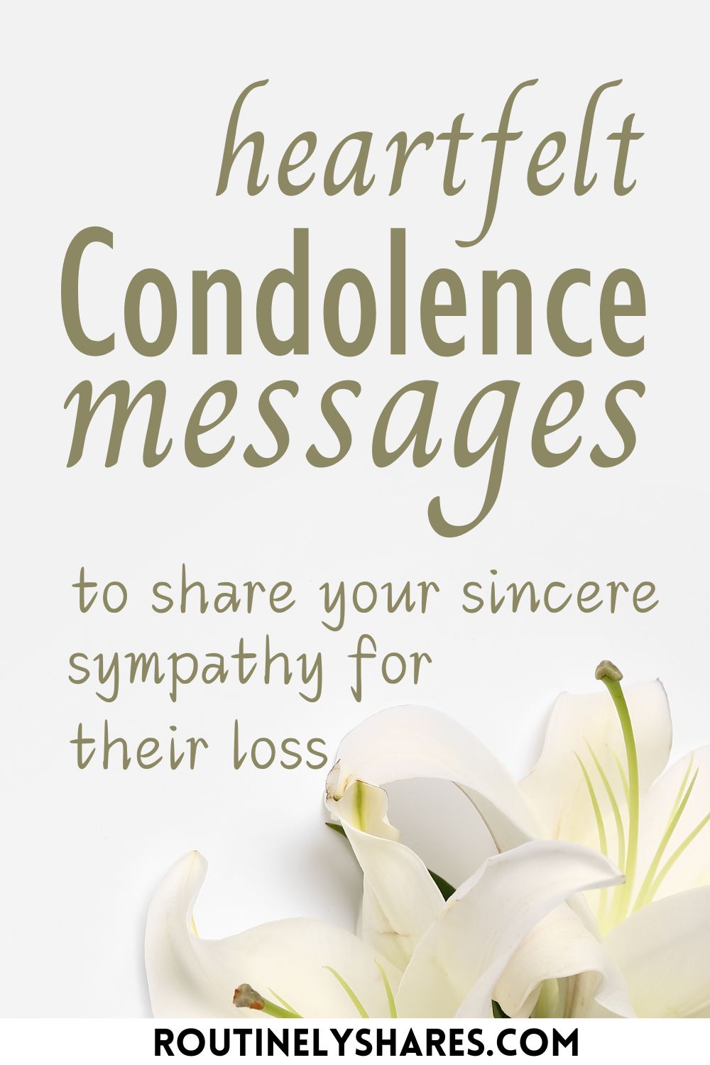 Heartfelt Condolence Messages to Share Your Sincere Sympathy ...