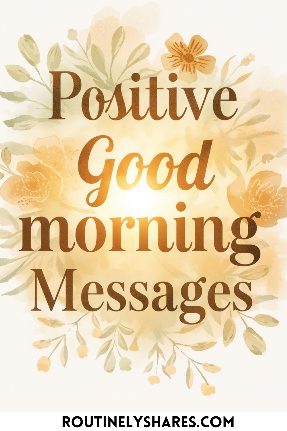 Positive Good Morning Messages to Start the Day Off Right - Routinely ...