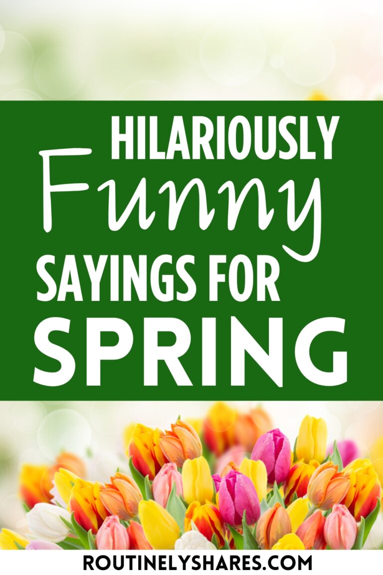 Funny Spring Sayings to Add Humor to the Changing Season - Routinely Shares