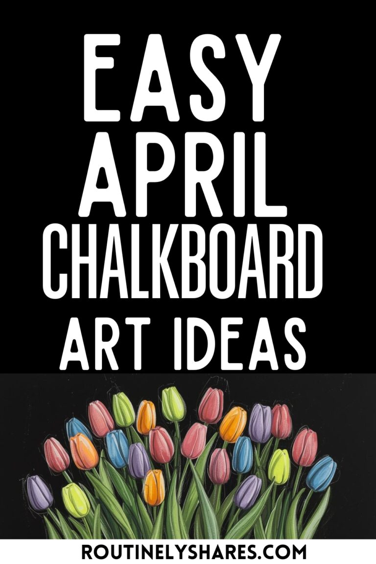 Funny and Easy Hello April Chalkboard Art Ideas - Routinely Shares